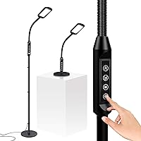 Brightech Litespan 2-in-1 LED Floor & Desk Lamp, Adjustable Height ...