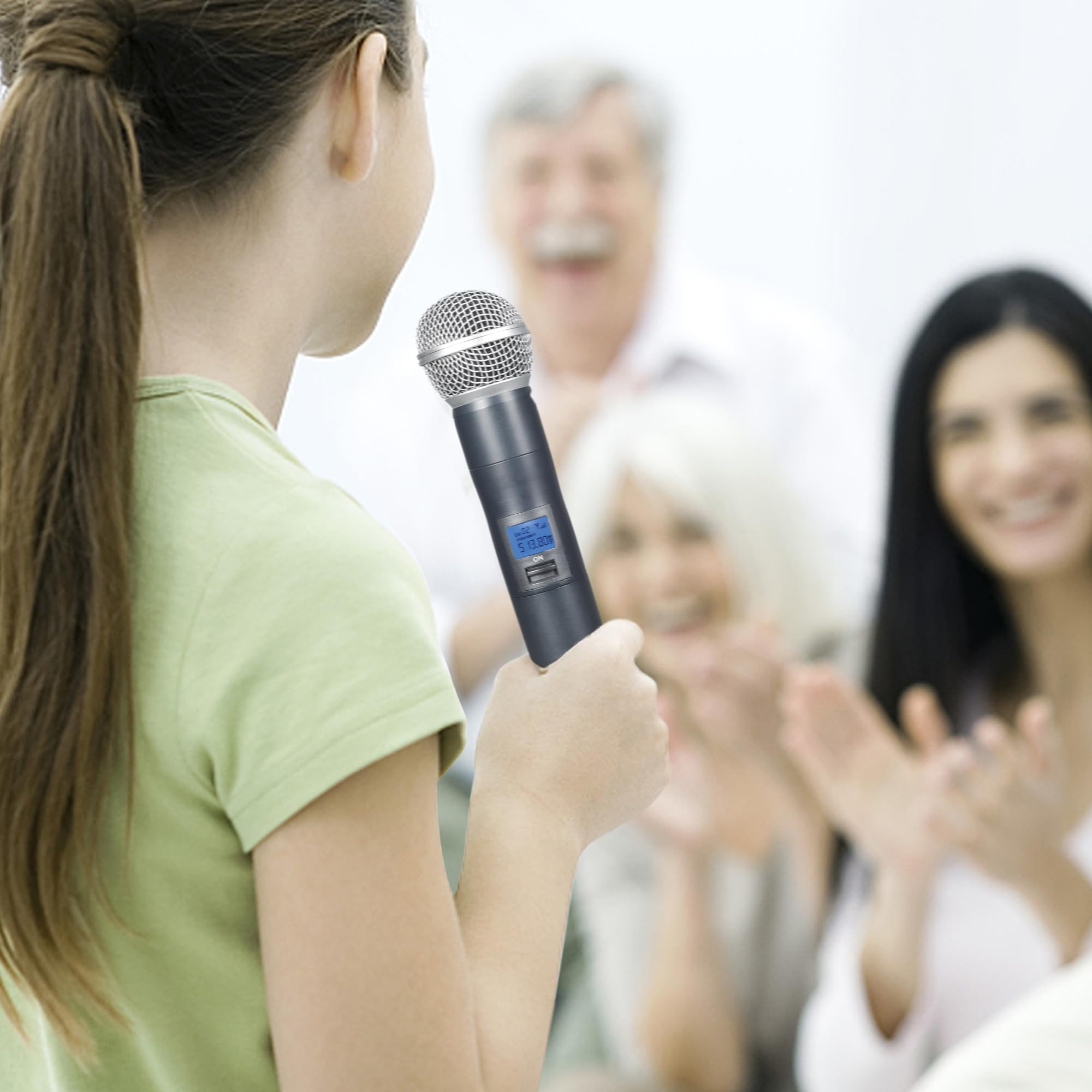 Mua innopow Wireless Microphone System, Dual UHF Metal Cordless Mic Set ...