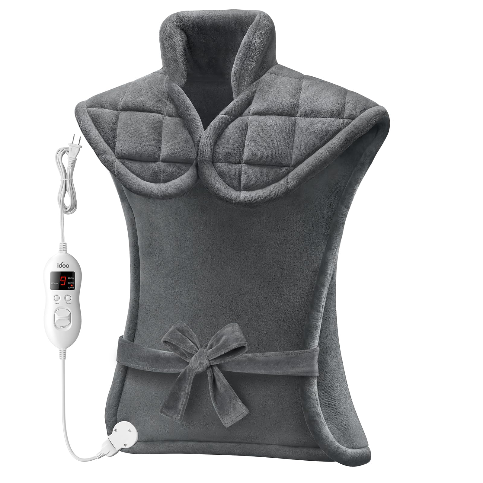 iDOO Heating Pad for Neck and Shoulder and Back, Fathers Day Dad Gifts ...