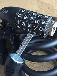 Candado de Bicicleta BIGO Seguridad Candado de Cable Mejor Combinación con Flexible montaje ...