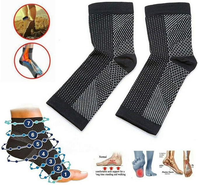 Dr Sock Soothers Socks Anti Fatigue Compression Foot Sleeve Support ...