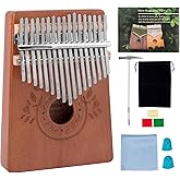 Amazon.com: HONHAND Kalimba 17 Keys Thumb Piano, Easy to Learn Portable ...