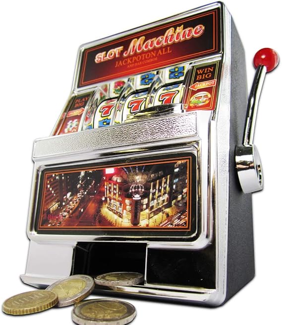 Monsterzeug Slot Machine Spardose - Einarmiger Bandit Spielautomat mit ...