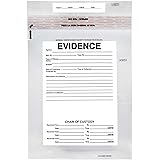 Amazon.com : 100pk Evidence Bags, 6" x 9" - Premium, Tamper Resistant ...