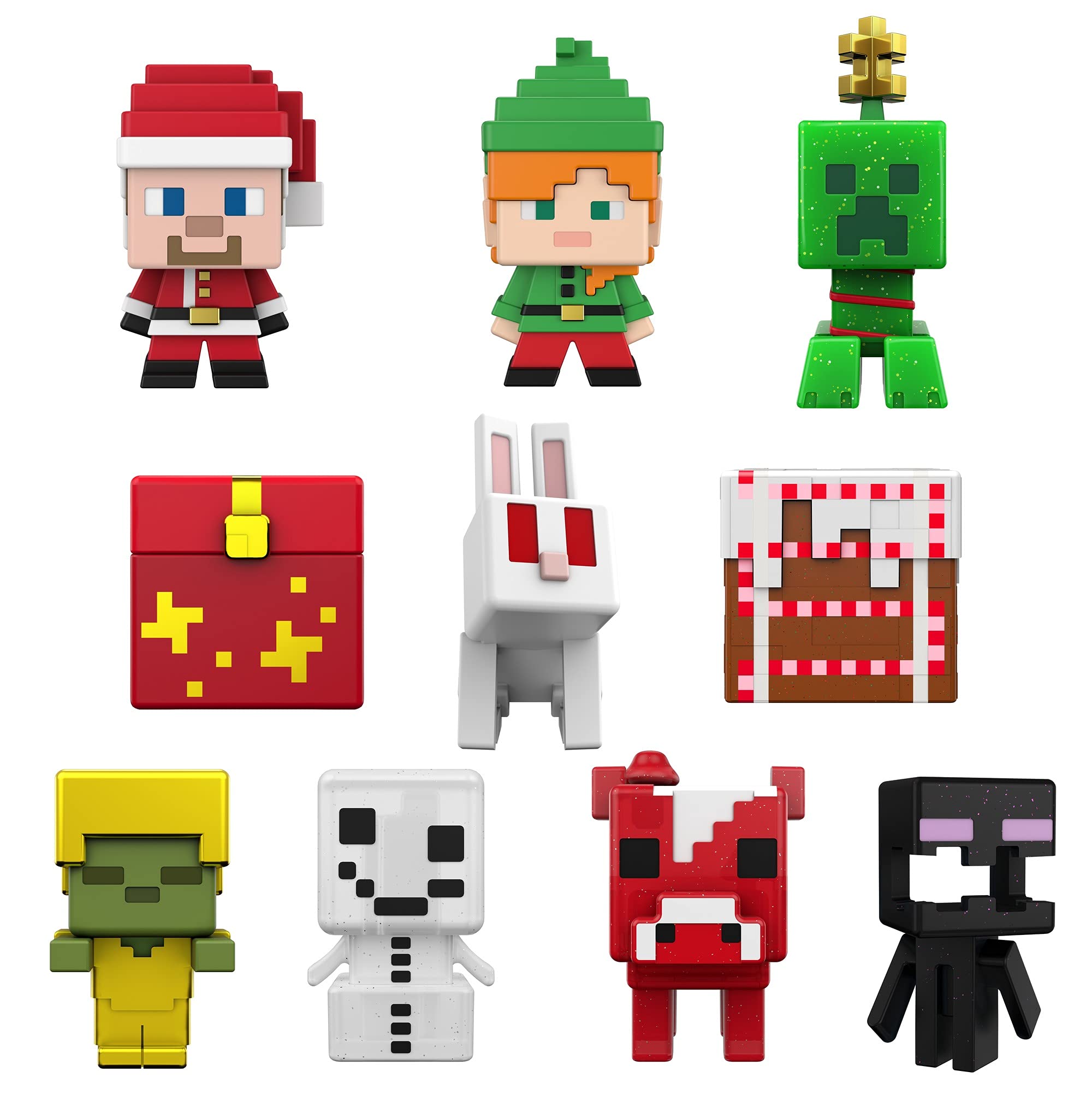 Mua Mattel Minecraft Mini Figures 2021 Advent Calendar, One A Day ...