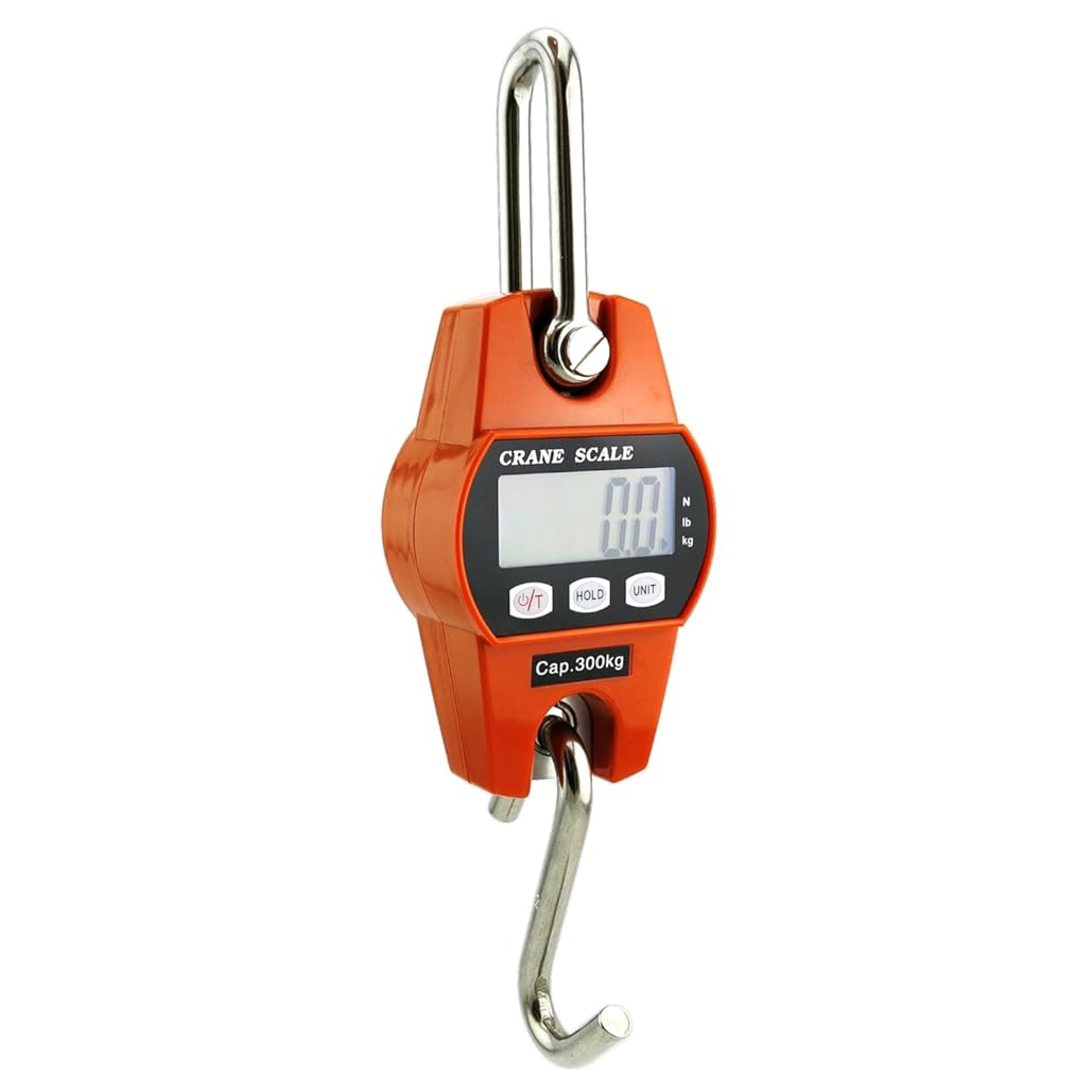 Suci Mini Digital Crane Scale 300kg/600lbs with LED(Orange) the best ...