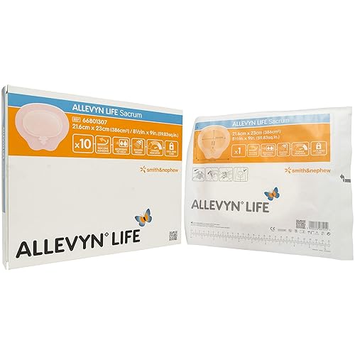 Smith & Nephew Foam Dressing Allevyn Life 8.5 X 9" Sacral Sterile ...