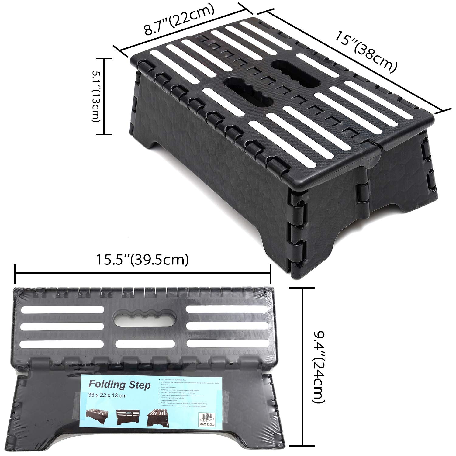 Mua 5 Inch Folding Step Stool - Portable Step Stool for Adults ...