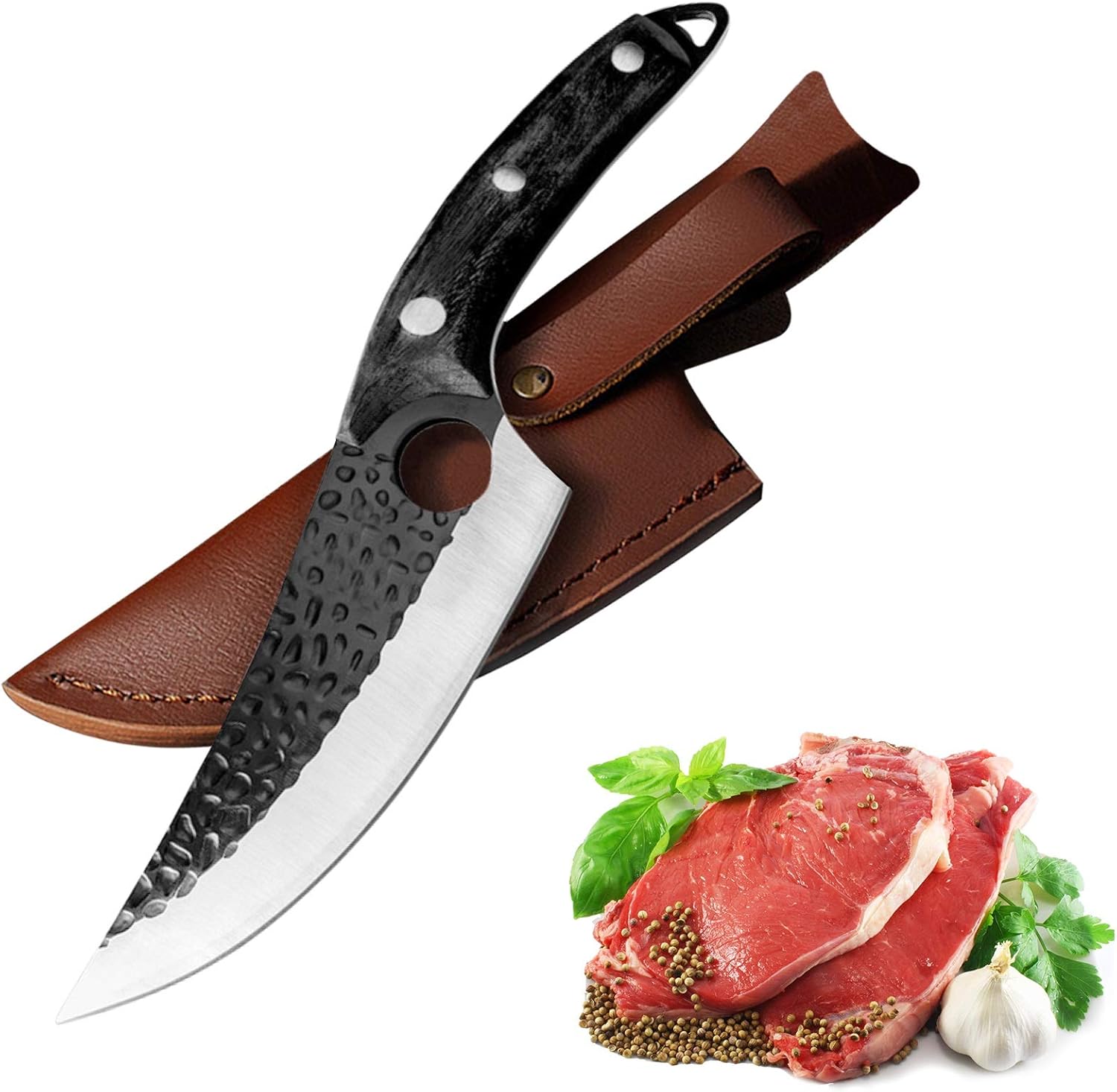 Amazon.de: 10.7 Zoll Küchenmesser Hackmesser - Hohe Qualität Forged ...