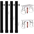 Amazon.com: Table Leg Extensions for Folding Tables Straight/Bent Leg ...