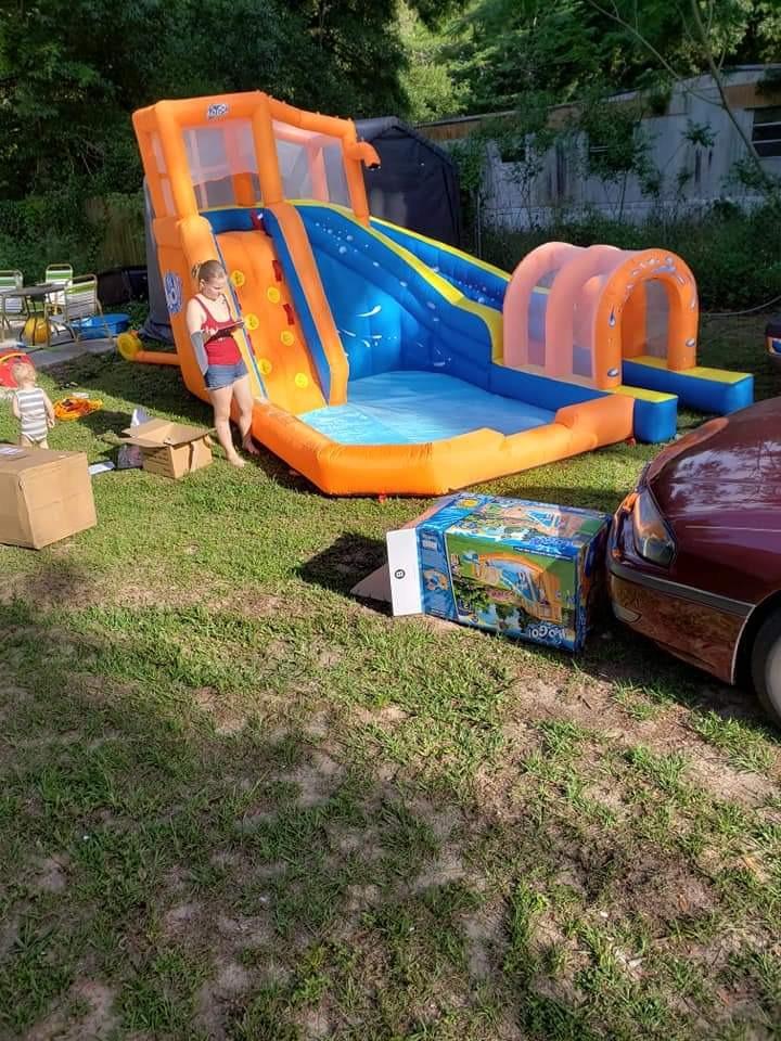 $34/mo - Finance Bestway H2OGO! Waterfall Waves Mega Water Park ...