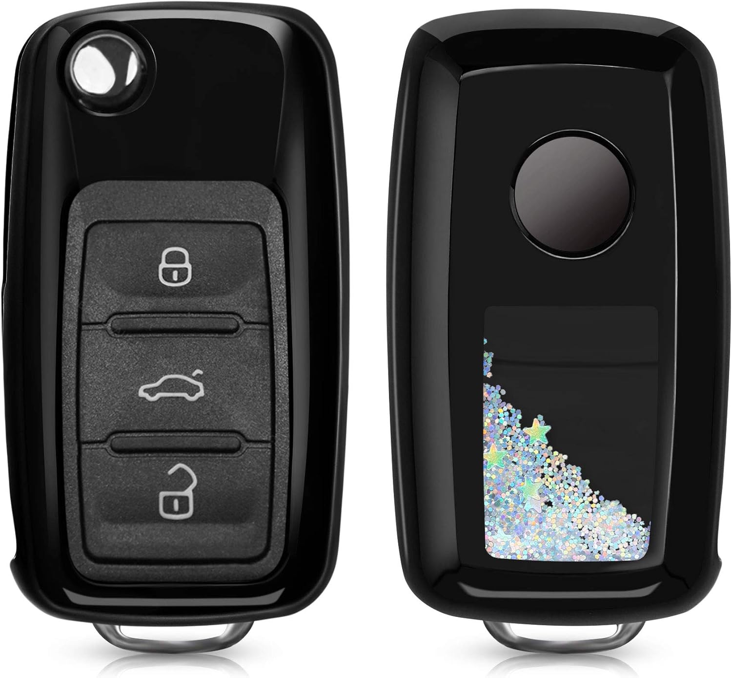 kwmobile Car Key Cover – Soft TPU Silicone Protective Key Fob Cover ...