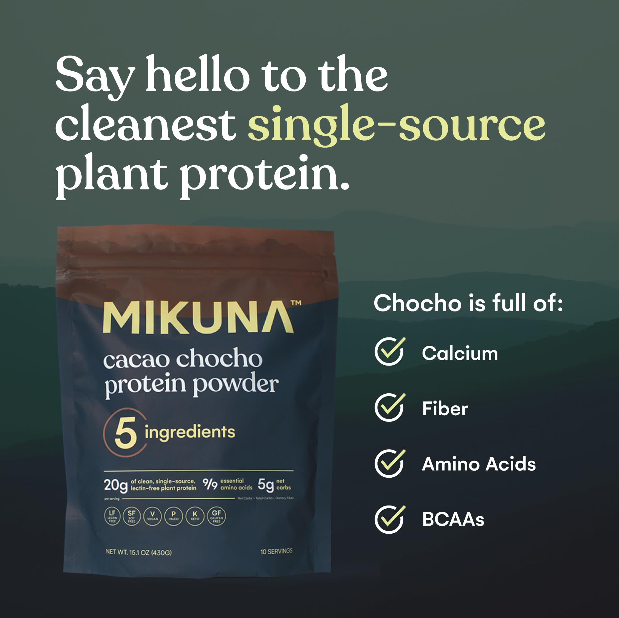 Mua Mikuna Vegan Protein Powder (Cacao, 10 Servings) - Plant Based ...