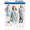 Amazon.com: Simplicity 8141 Women's Plus Size Knit Tunic and Mini Dress ...