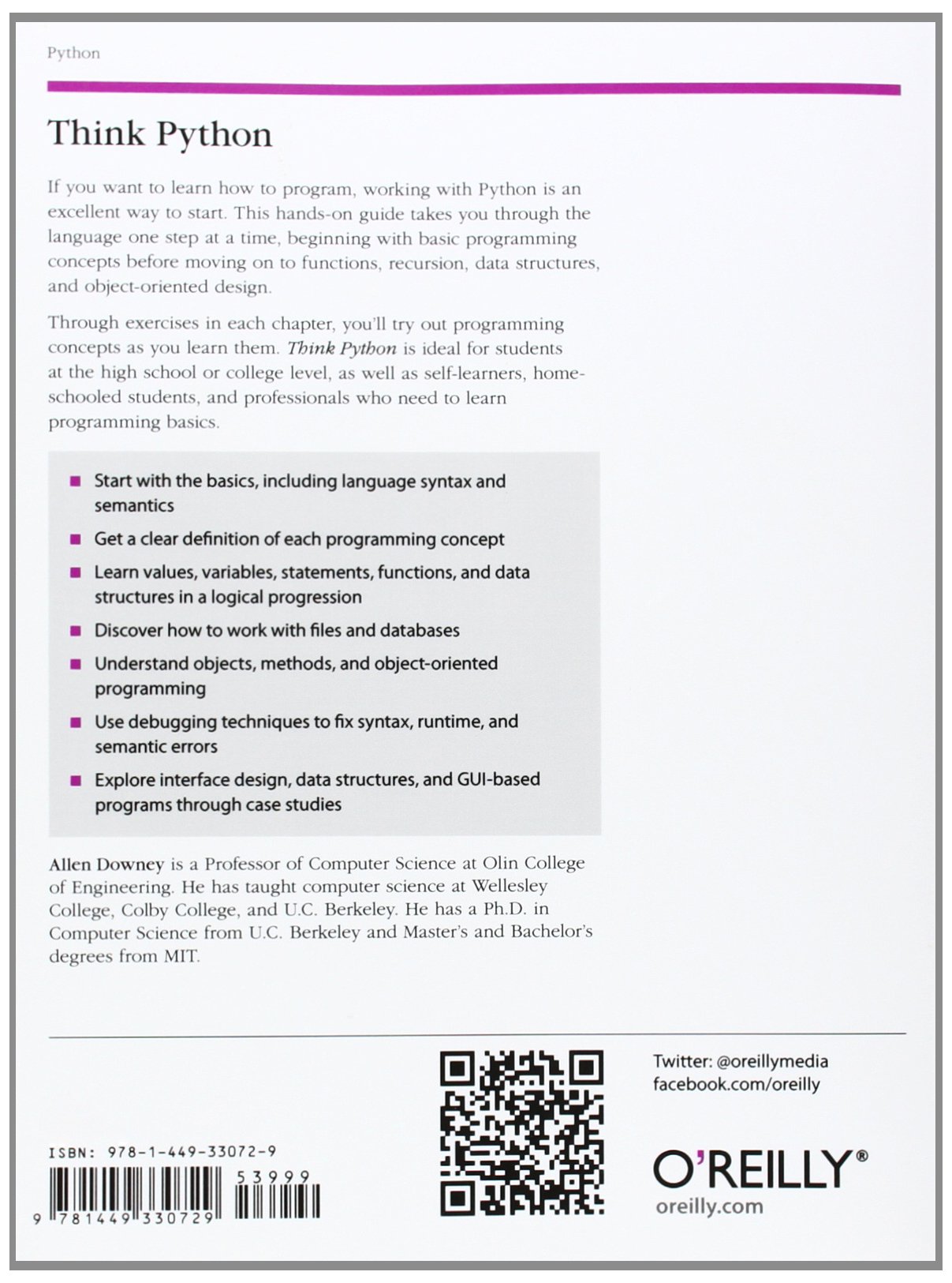 Mua Think Python trên Amazon Mỹ chính hãng 2025 | Fado