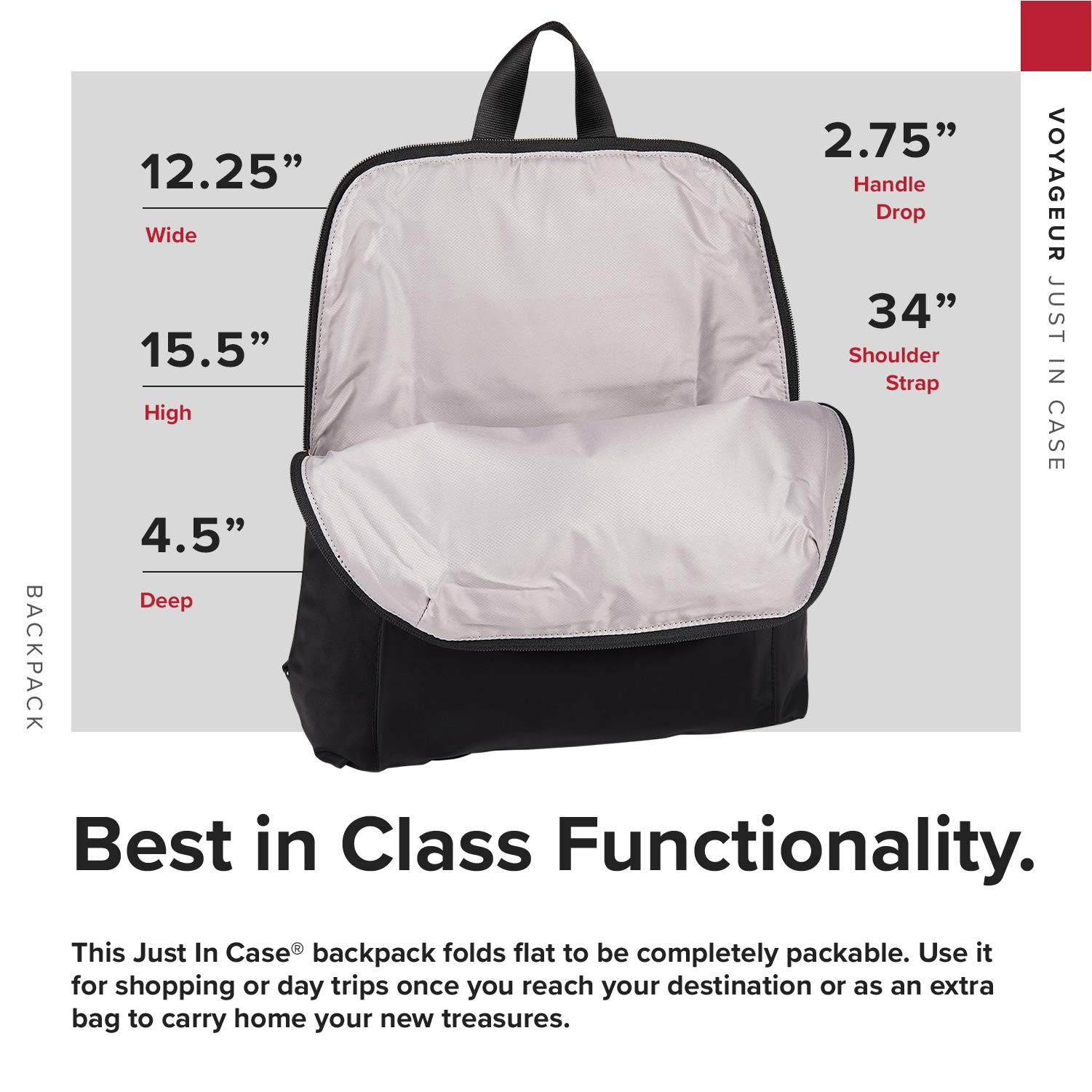 Mua TUMI - Just In Case Foldable Backpack - Lightweight, Compact Travel ...