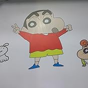 Buy Wallstick Shin Chan with Hima and Sheero Wallsticker (Vinyl 70 cm x ...