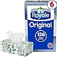 Royale Original 2 Ply Facial Tissue, Soft & Strong, 6 Tissue Boxes, 126 ...