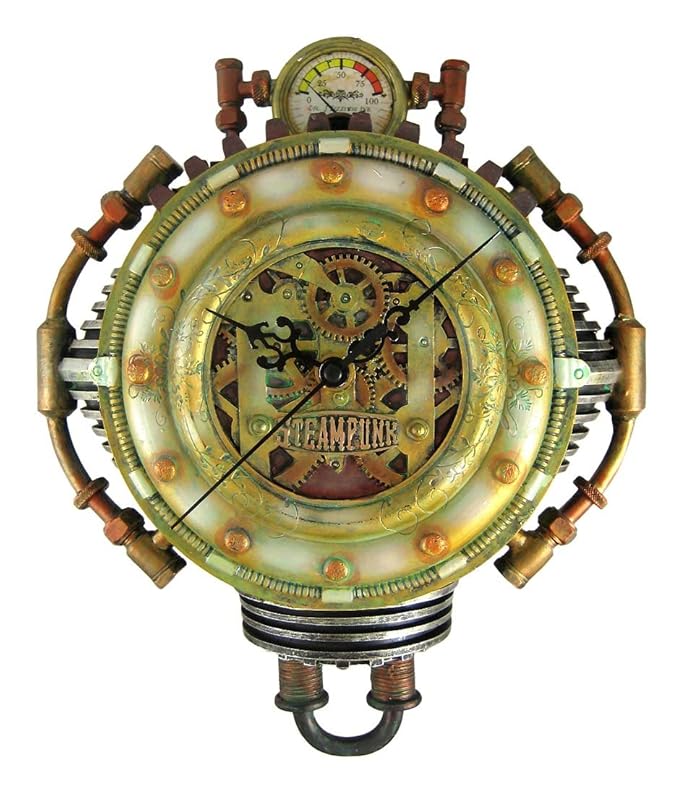 Cool 3-D Steampunk Wall Clock Steam Punk Sci-Fi: Amazon.co.uk: Kitchen ...