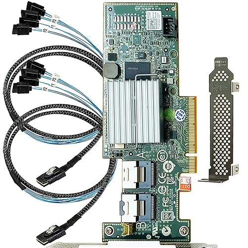 SAS HBA Card PCIe SATA Expansion Card Compatible with H200 and LSI 9211 ...