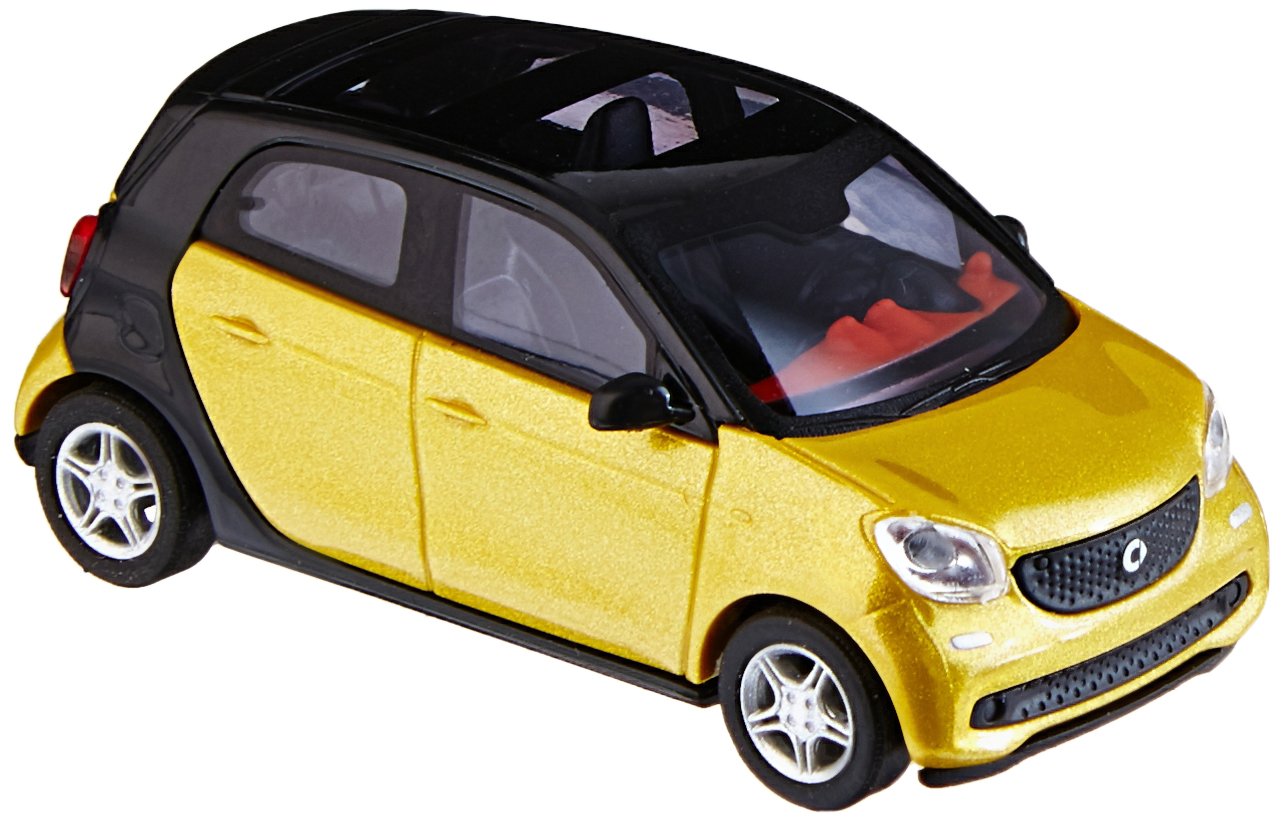 Amazon.com: Busch 49555 Smart Forfour 2014 Gold HO Scale Vehicle: Toys ...
