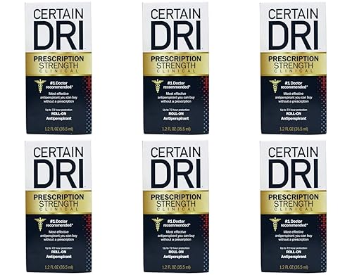 Certain Dri Prescription Strength Clinical Antiperspirant Roll-On 1.20 ...