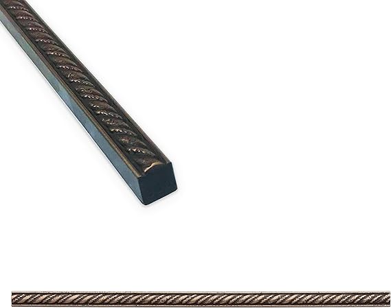 Braided Rope Tile Trim 1/2 x 12 inch Shower Ceramic Tile Edge Pencil ...