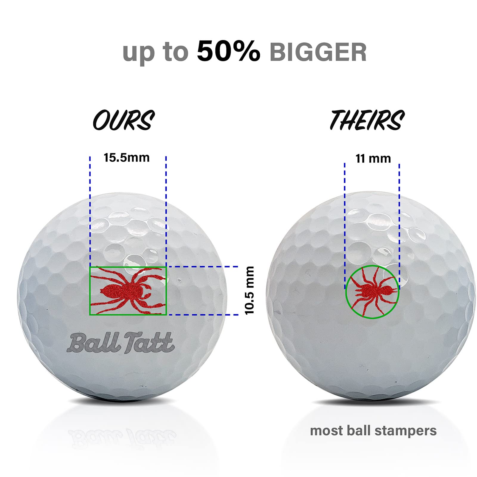 Mua Ball Tatt - Golf Ball Stamp, Golf Ball Stamper, Self-Inking Golf ...
