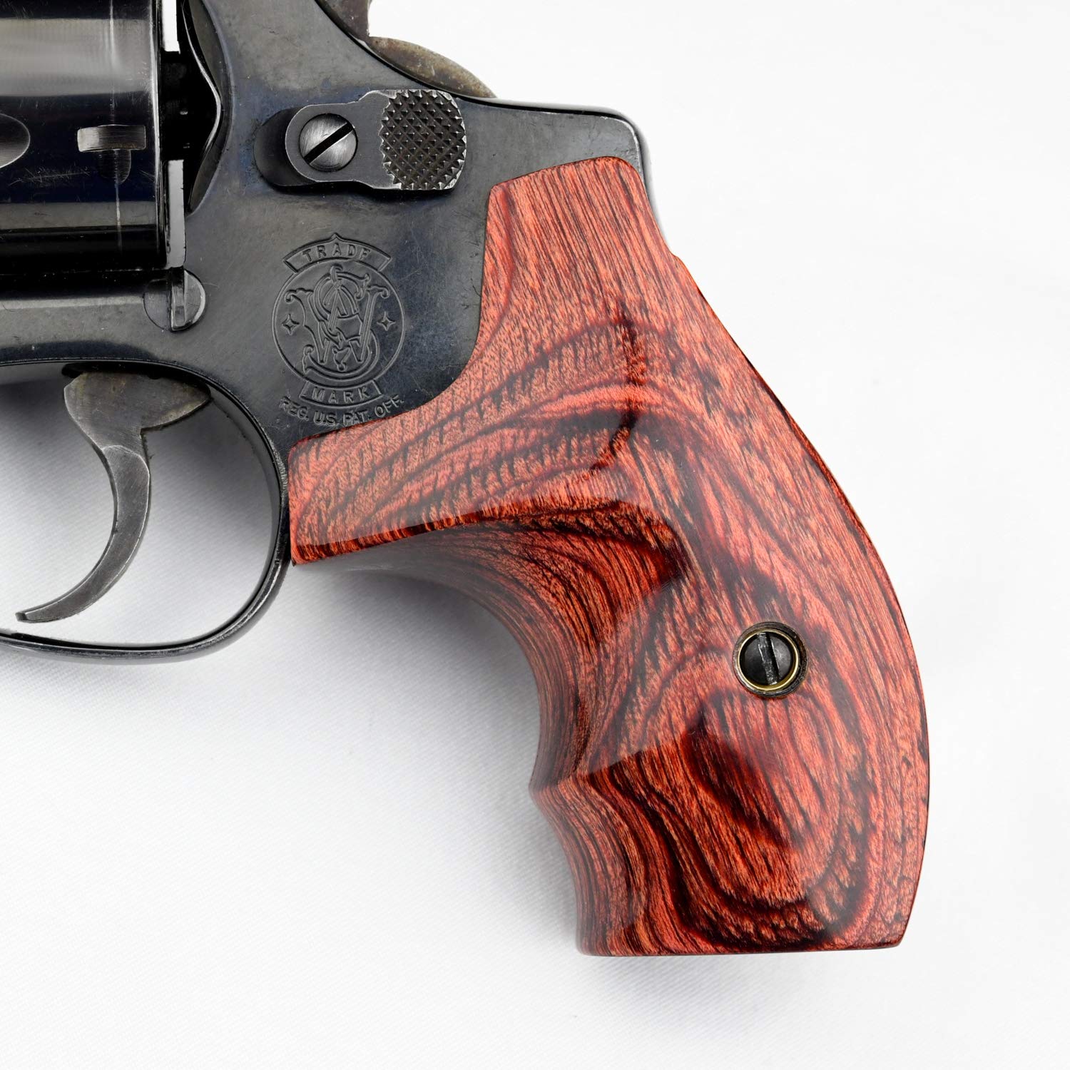 Altamont S W J Round Revolver Grips Boot Real Wood Gun Grips Fit