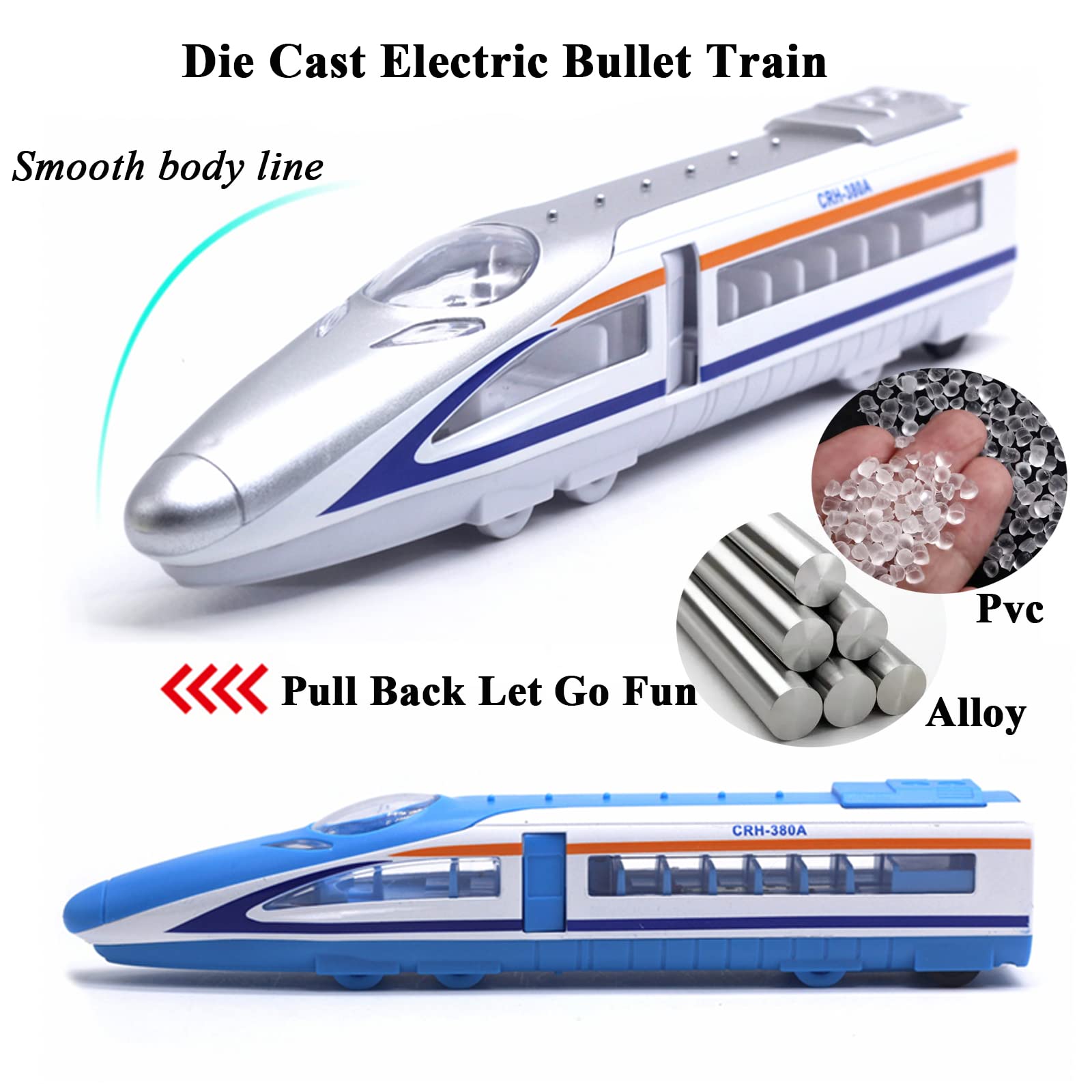 Mua OTONOPI Toy Train Set Electric Bullet Train for Kids Die Cast ...