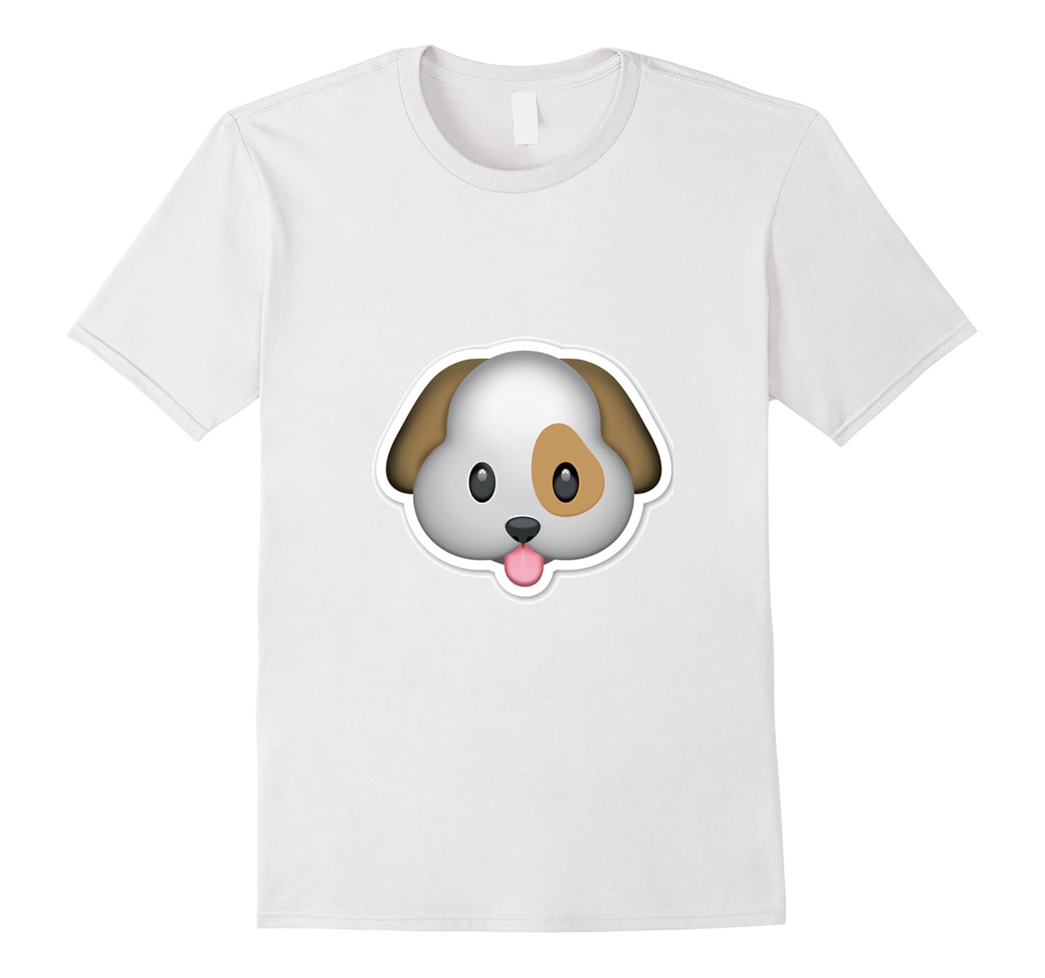 Dog Emoji T-Shirt Puppy Tongue Lick Cute Adorable Bark Out-Art – Artvinatee