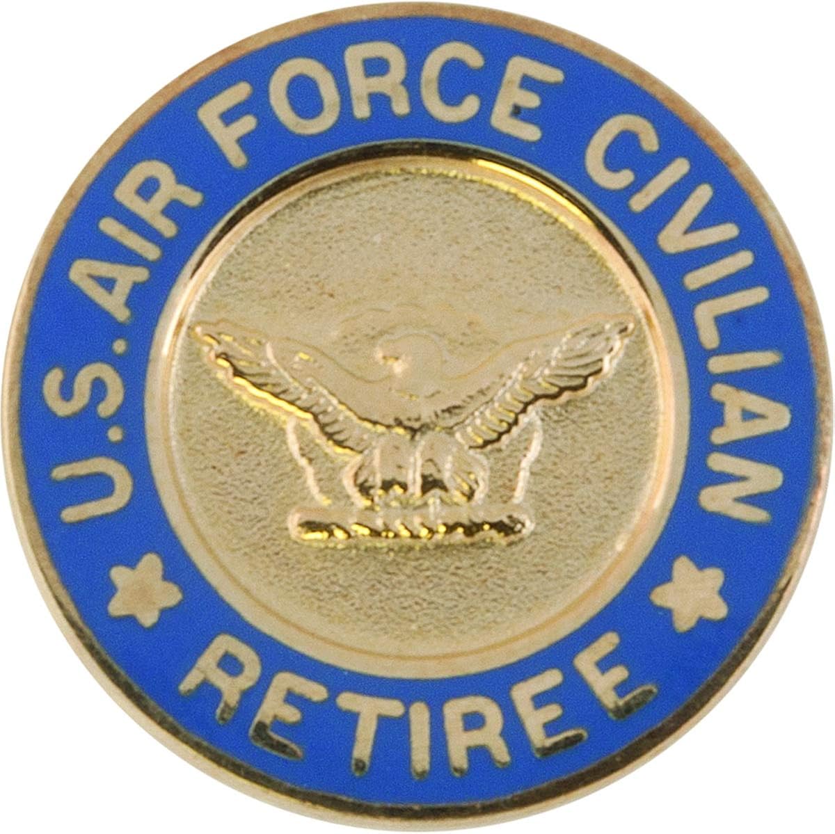 Amazon.com: United States Air Force Civilian Retiree Lapel Pin: Clothing