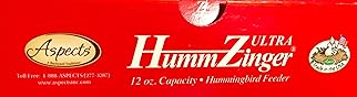 Amazon.com : Aspects 367 Hummzinger Ultra Hummingbird Feeder, 12-Ounce ...