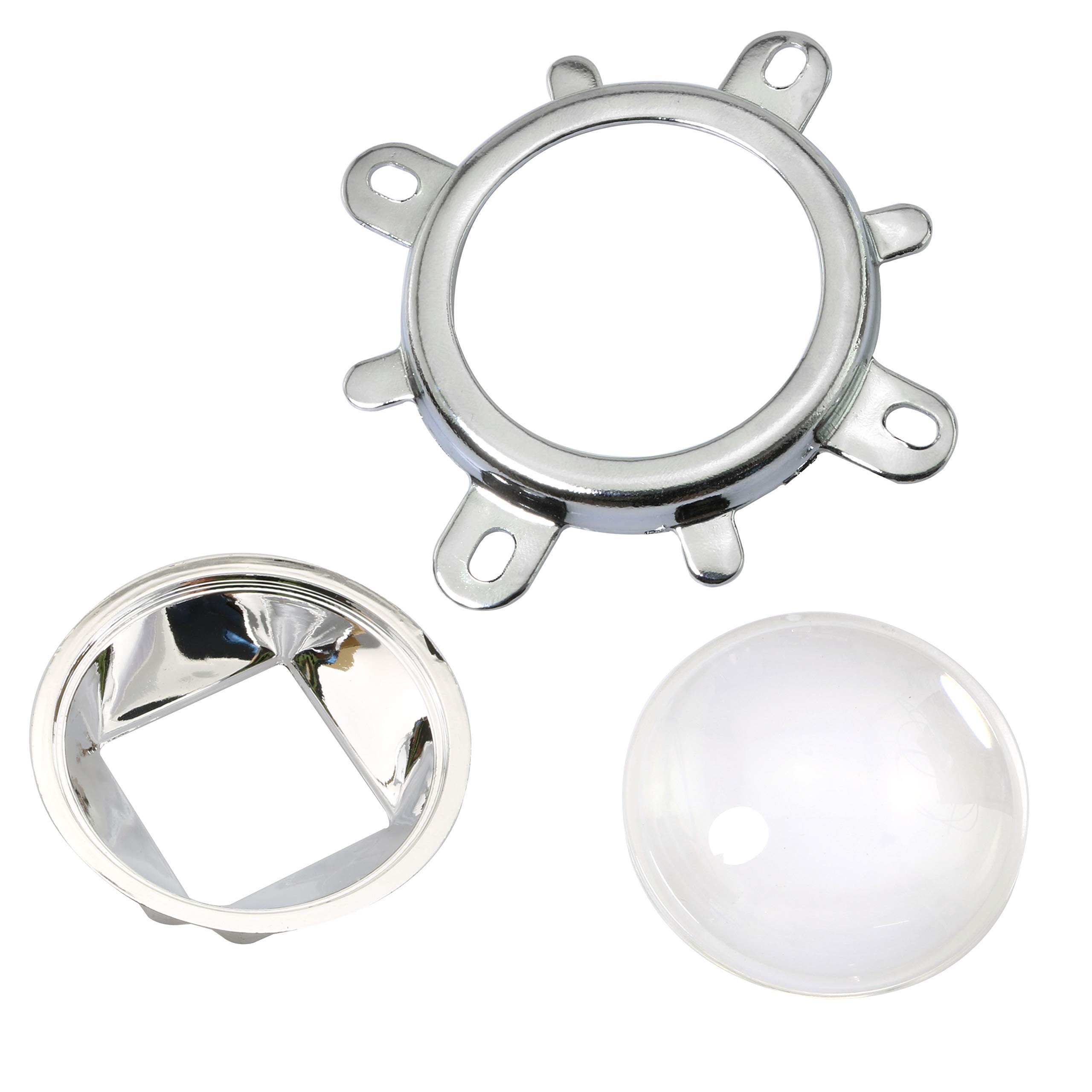 Led Heatsink 100w LED Lens Optical Glass 44mm Reflector Collimator ...