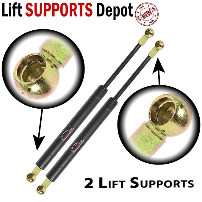 Amazon.com: Qty (2) 10mm Metal Cup End Lift Supports 14.8" Extended x ...