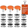 Amazon.com : Rivershine AF-100 Weed Eater Spools, 30ft 0.065" Trimmer Line Refills Auto-Feed ...