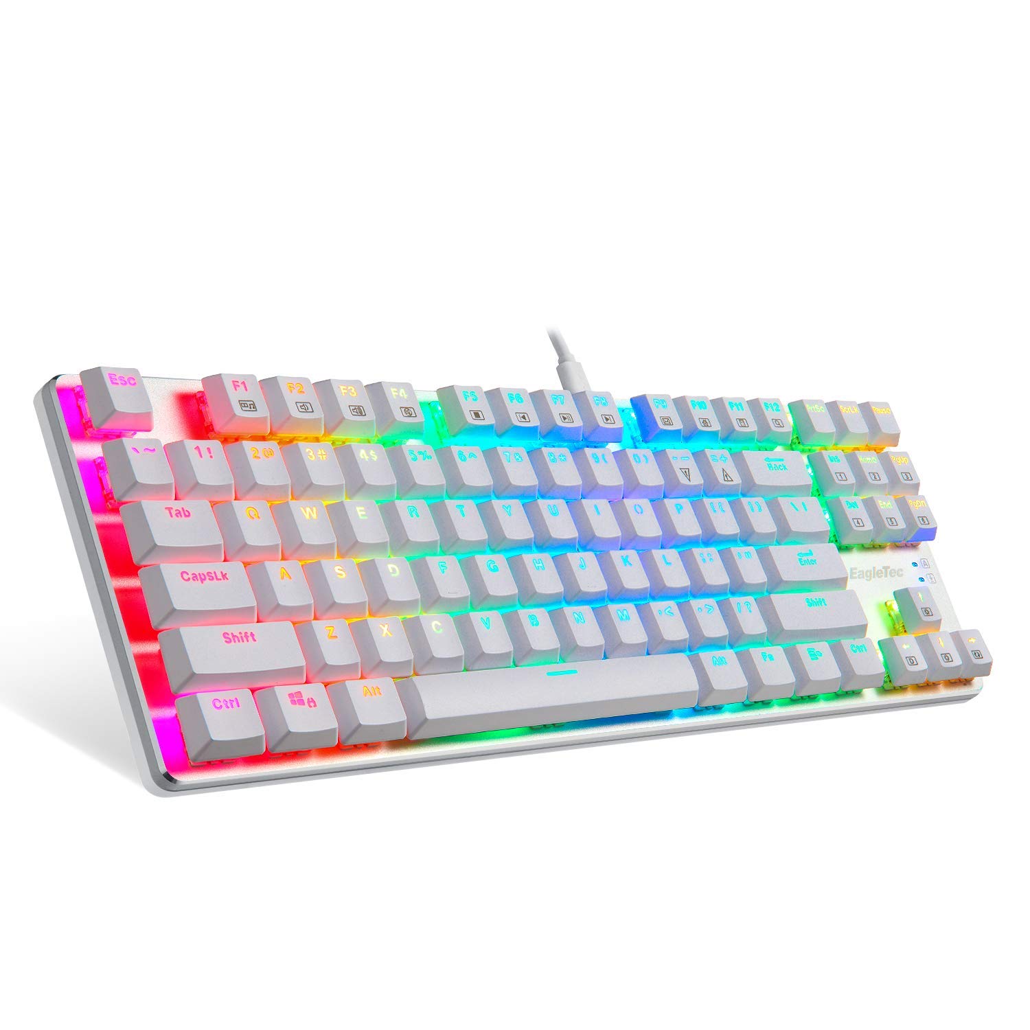 Mua EagleTec KG061-BR RGB Backlit Mechanical Gaming Keyboard Low ...