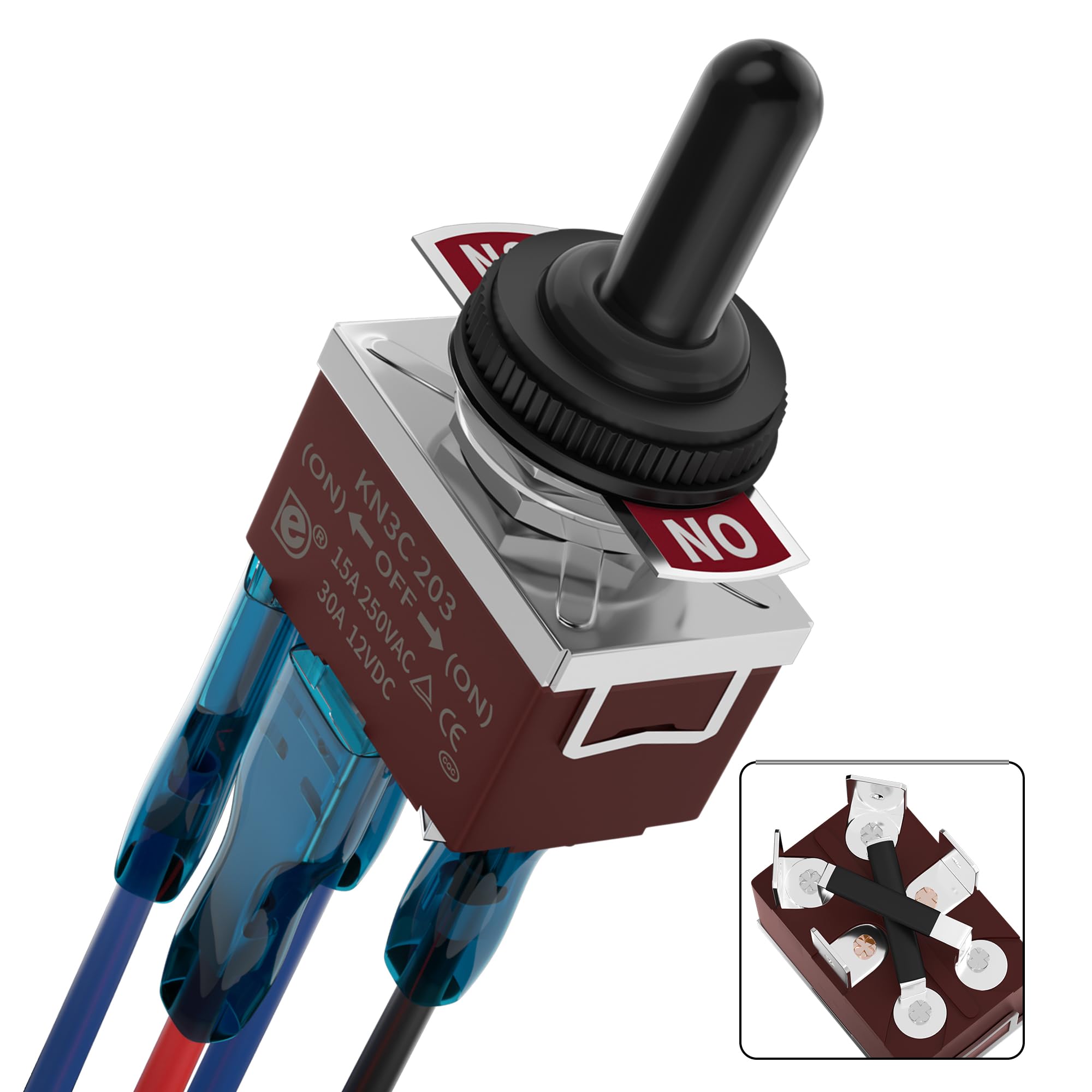 Mua DaierTek DPDT Toggle Switch Latching Reverse Polarity Switch 12V ...