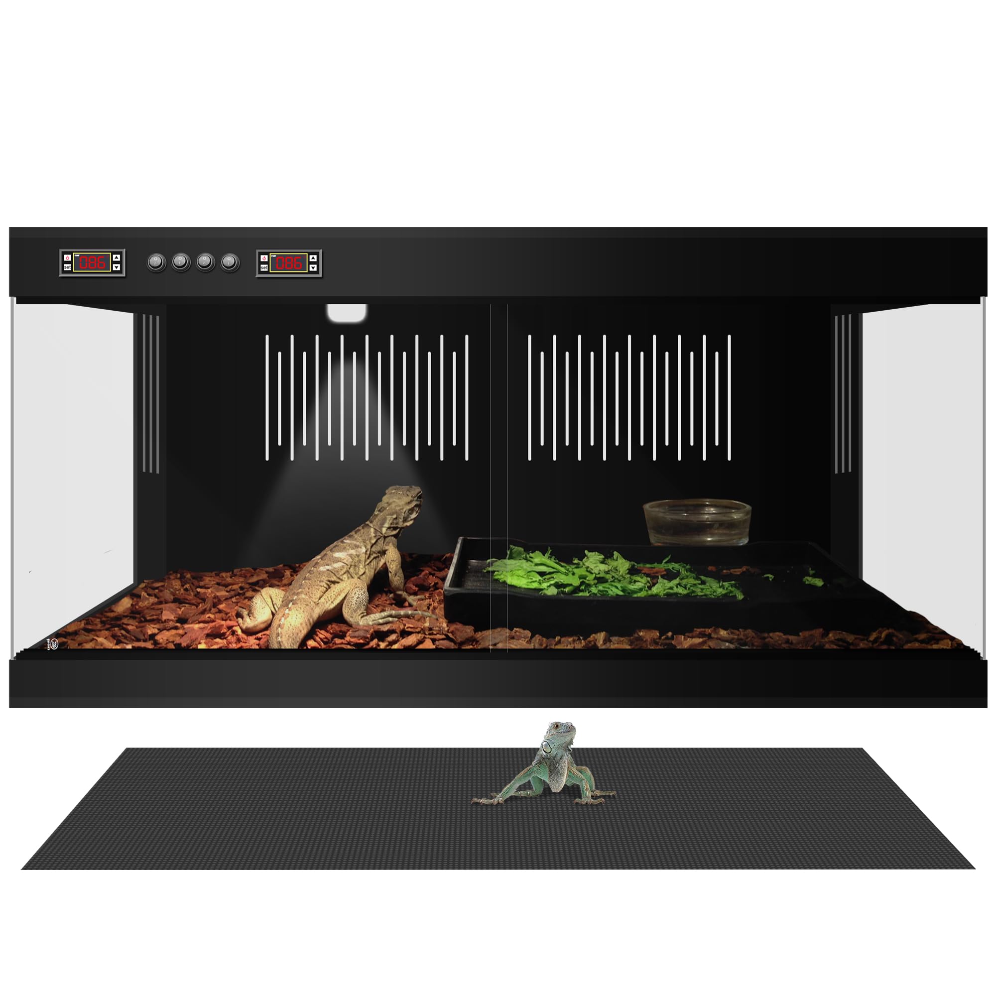 Snake Tank Wuzstar Acrylic Reptile Terrarium Cage Breeding Box Cage ...