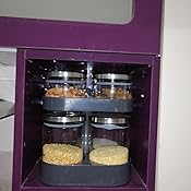 Buy Borosil Classic Jar Set of 7 (with Rotating Tray) Online at Low ...