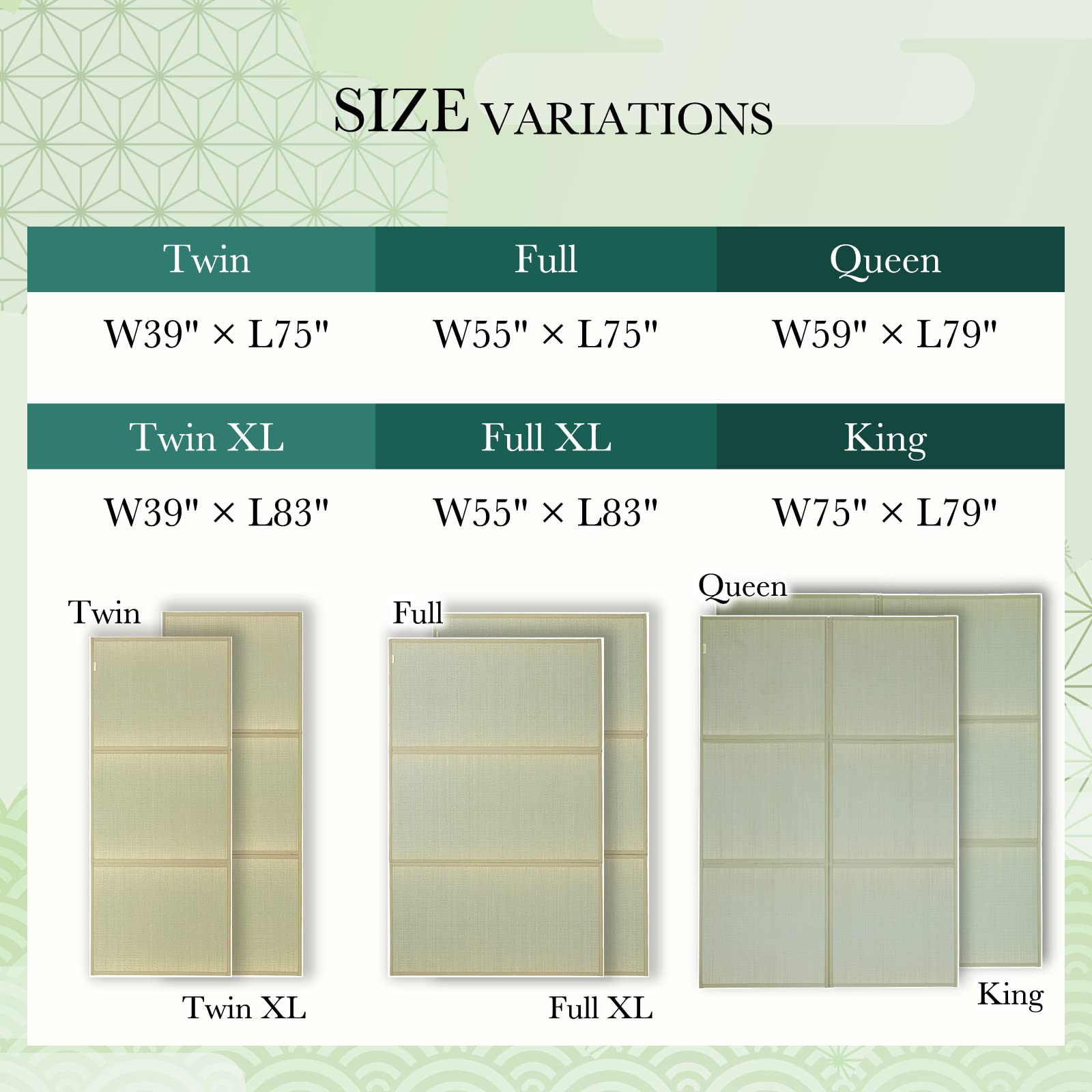 Mua FULI Japanese Tatami Mattress, Igusa Mat (Japanese Rush Grass ...