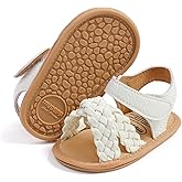Amazon.com | SOFMUO Baby Girls Boys Sparkly Bowknot Sandals Premium Soft Anti-Slip Rubber Sole ...