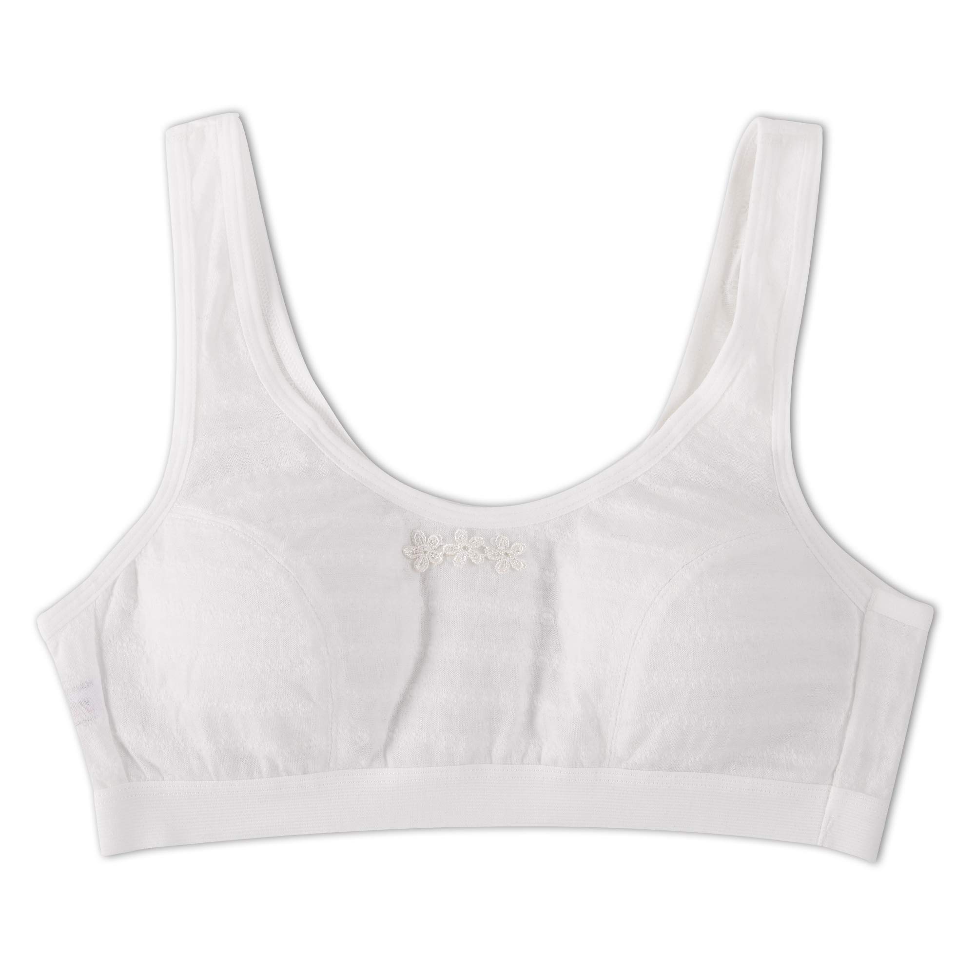 Wofee Puberty Growing Young Girls Soft Touch Jacquard Training Bra ...