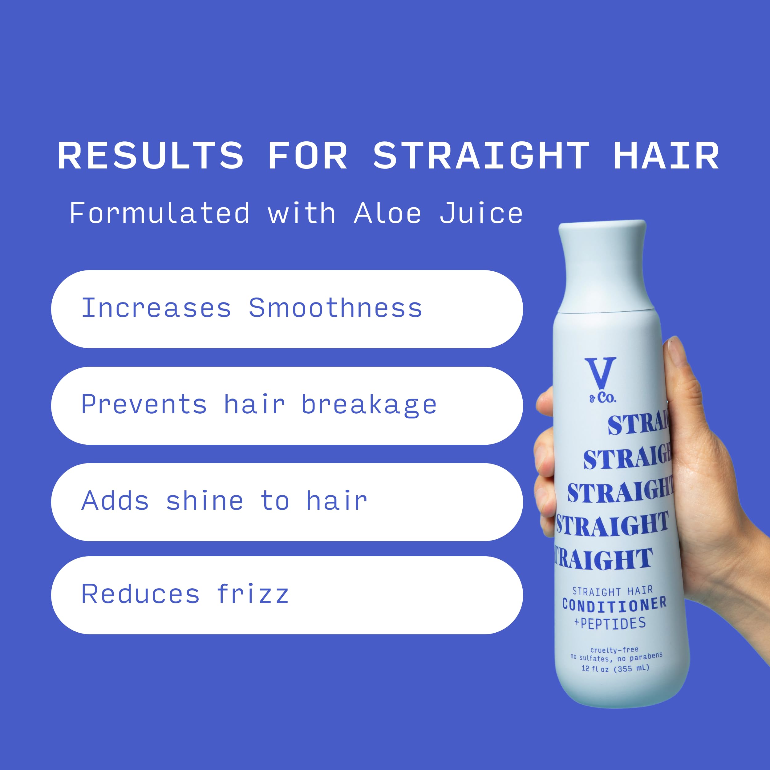 Mua Straight Hair Moisturizing Conditioner with Peptide Technology, 12 ...