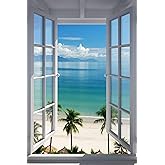 Amazon.com: Beach Window - Photography Poster (Window To The Ocean ...