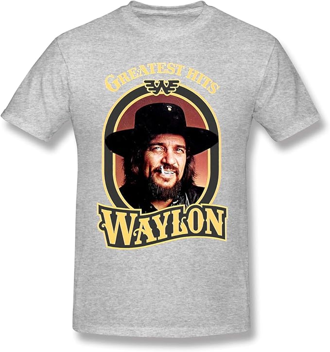 Waylon Mens Shirts Graphic Comfortable T Shirt Short Sleeve Gray M ...
