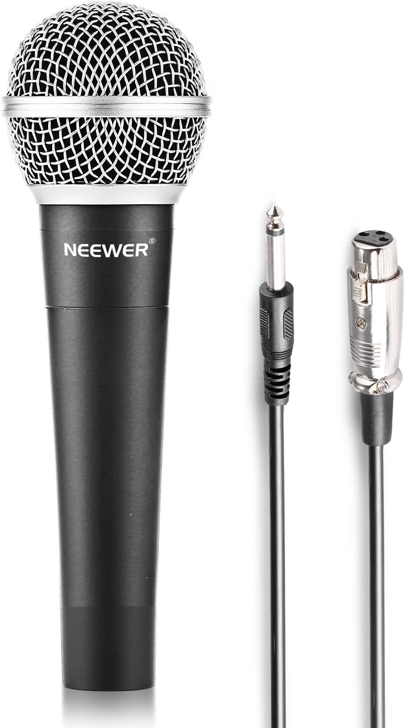 Neewer® Micrófono dinámico para karaoke, escenario, estudio de ...