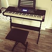 RockJam RJ761-SK Key Electronic Interactive Teaching Piano Keyboard ...