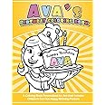 Ava's Birthday Coloring Book Kids Personalized Books: A Coloring Book ...
