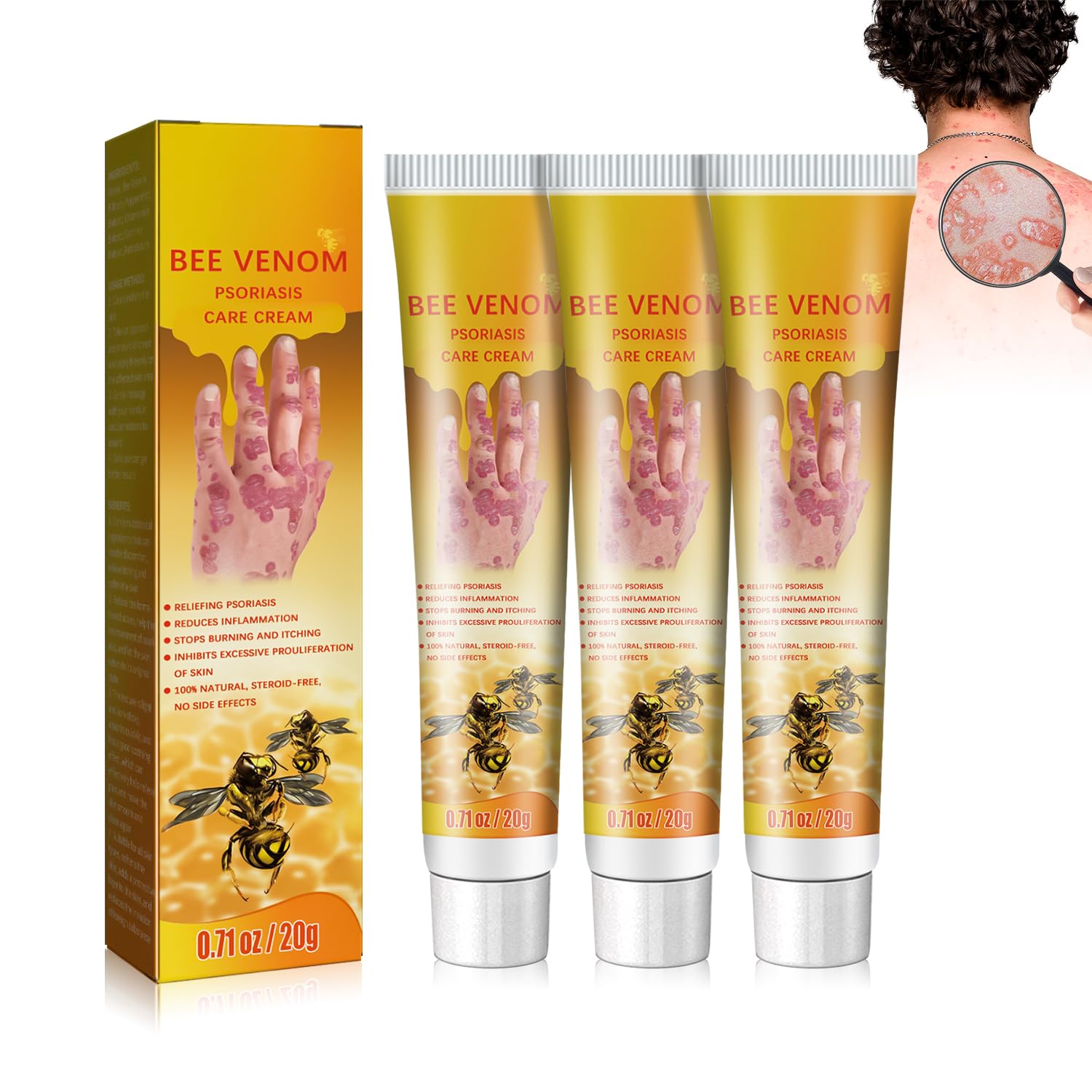 Mua Rowphya 3Pcs Bee Venom Gel, Bienengiftsalbe Creme,Bee Venom ...